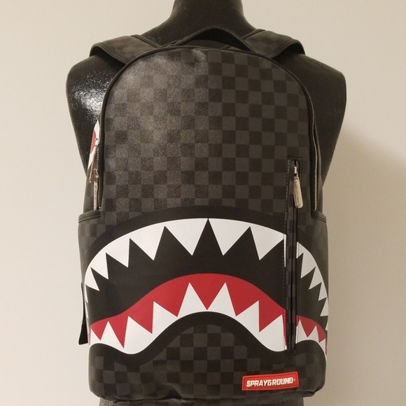 Sprayground | Bags | Sprayground Lv Shark Leather Backpack Nwt | Poshmark